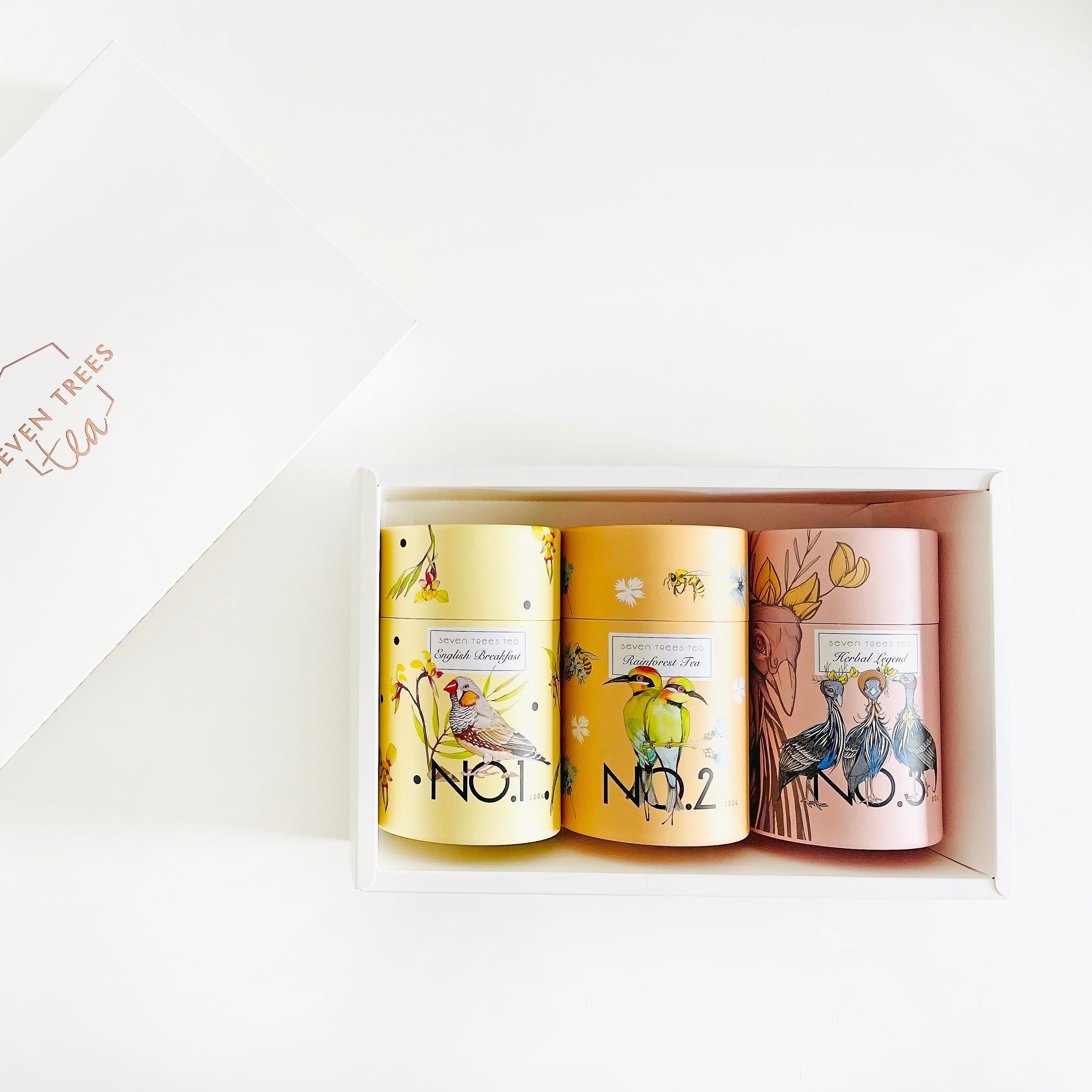 Australian Favorites - 3 x 100g Canisters in a gift Box – Seven Trees Tea